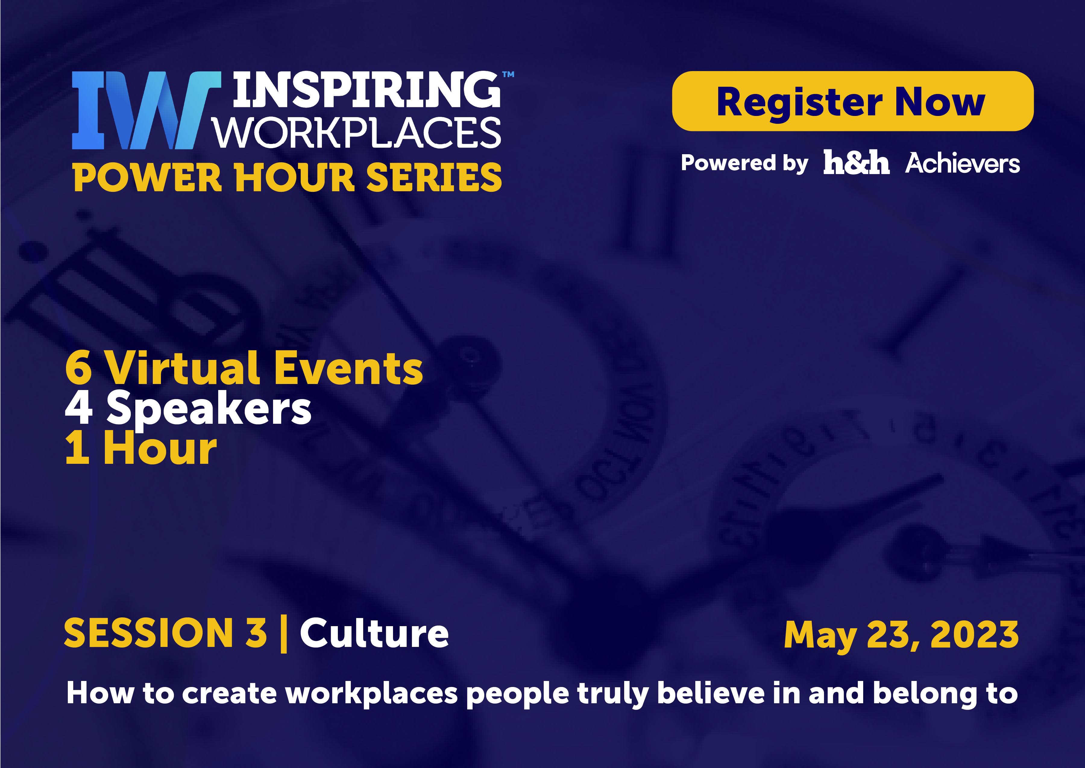 Power Hour Session 3 - Culture - How to create workplaces people truly believe in and belong to ...
