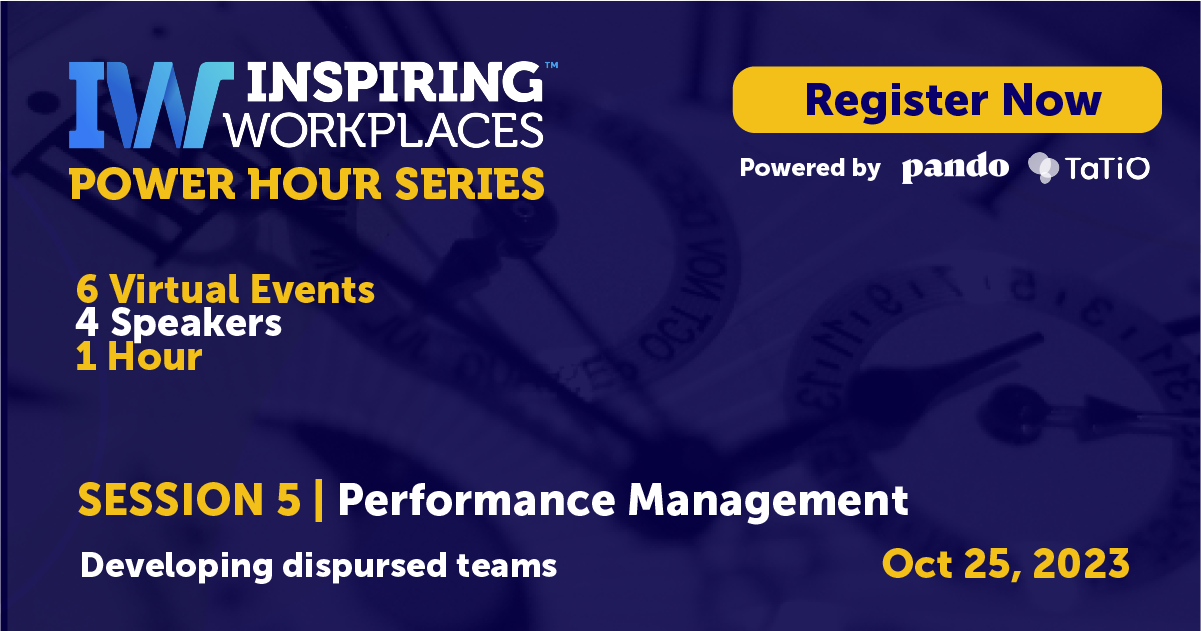 Power Hour Session 5 - Performance management - Developing dispersed ...