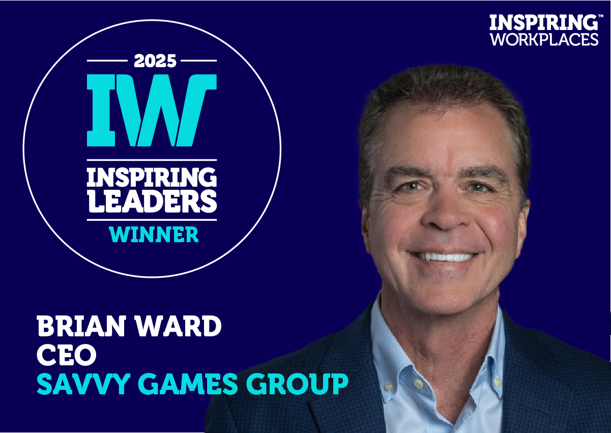 Brian Ward - 2025 Inspiring Leader by Inspiring Workplaces