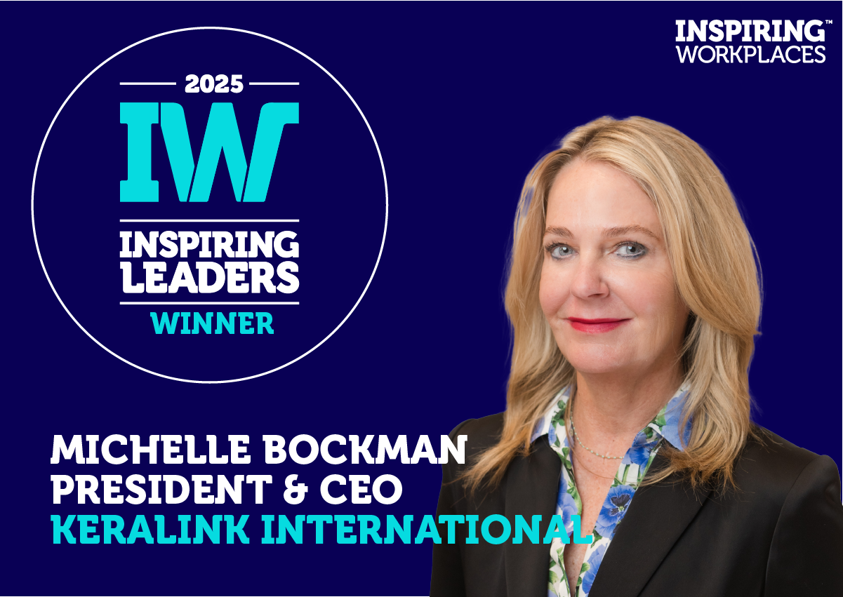 Michelle Bockman - 2025 Inspiring Leader by Inspiring Workplaces